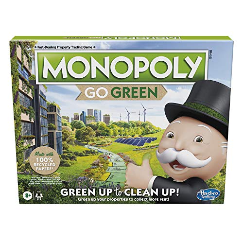 Mua Hasbro Gaming Monopoly: Go Green Edition Board Game | Made with 100 ...