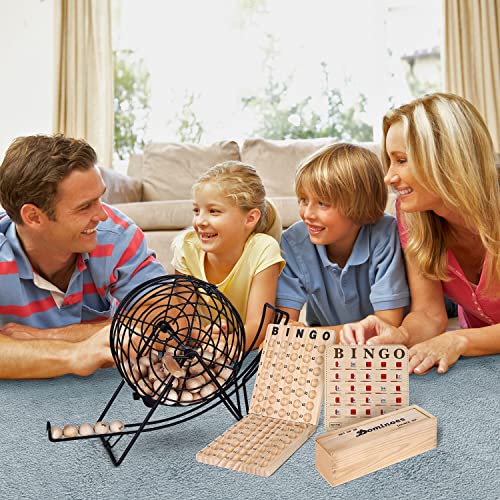 Professional Deluxe Bingo Game Set – Bundle with Dominoes Set - Bingo ...