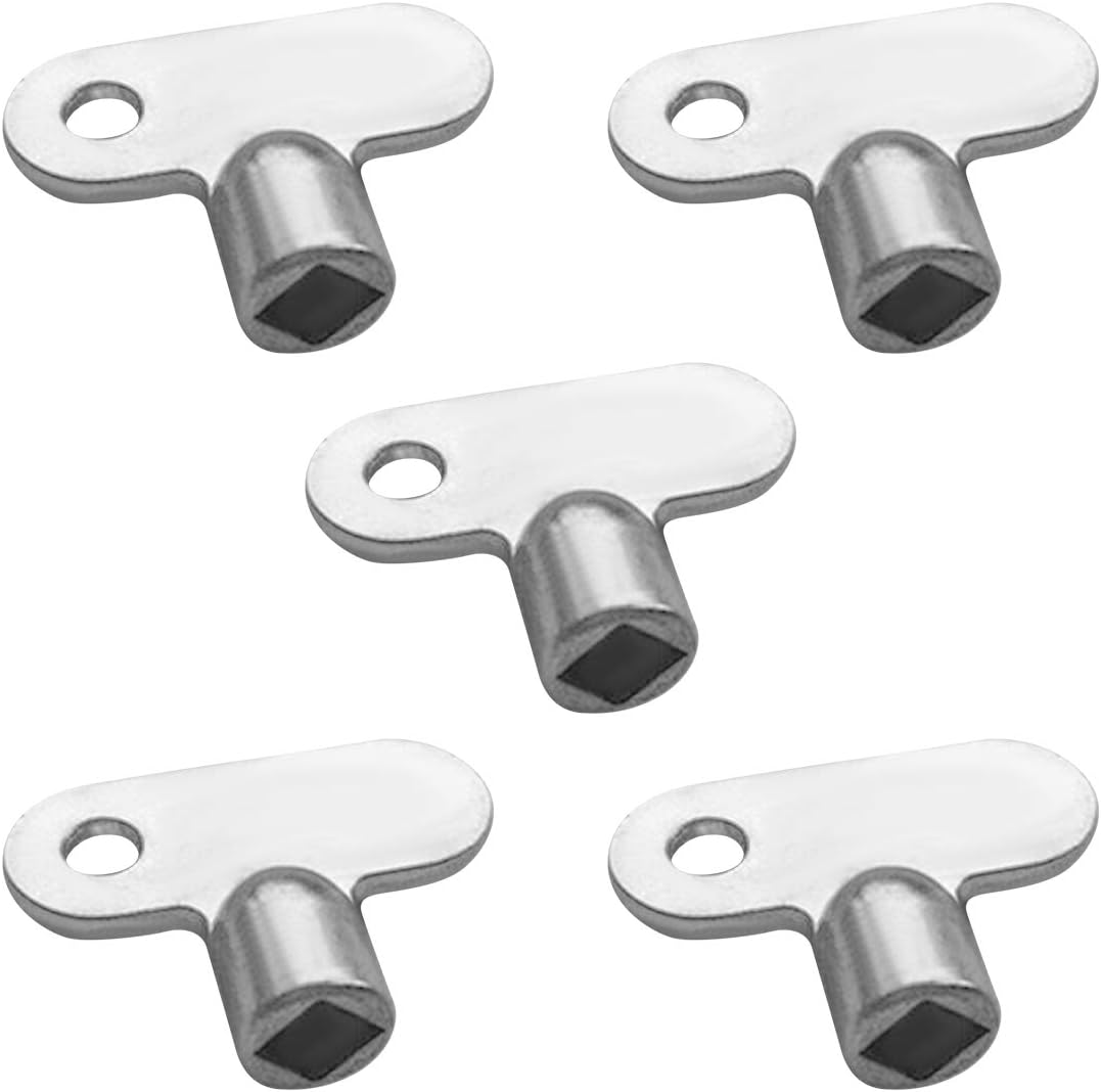 Radiator Bleed Keys, 5pcs Solid Radiator Air Bleed Keys Square Valve ...