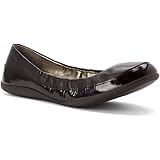 Amazon.com | Me Too Women's Florence Ballet Flat,Cream/Black Snake,6 M ...