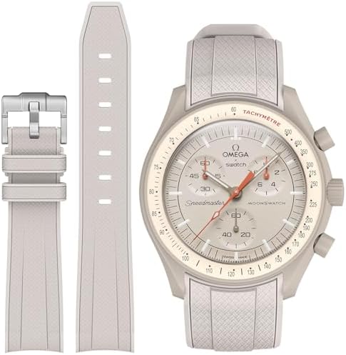 Stanchev Strap for Omega x Swatch MoonSwatch Watch 20mm,Soft Silicone ...
