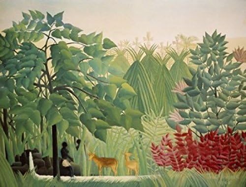 Henri Rousseau - The Waterfall 1910 Henri Rousseau (1844-1910/French ...