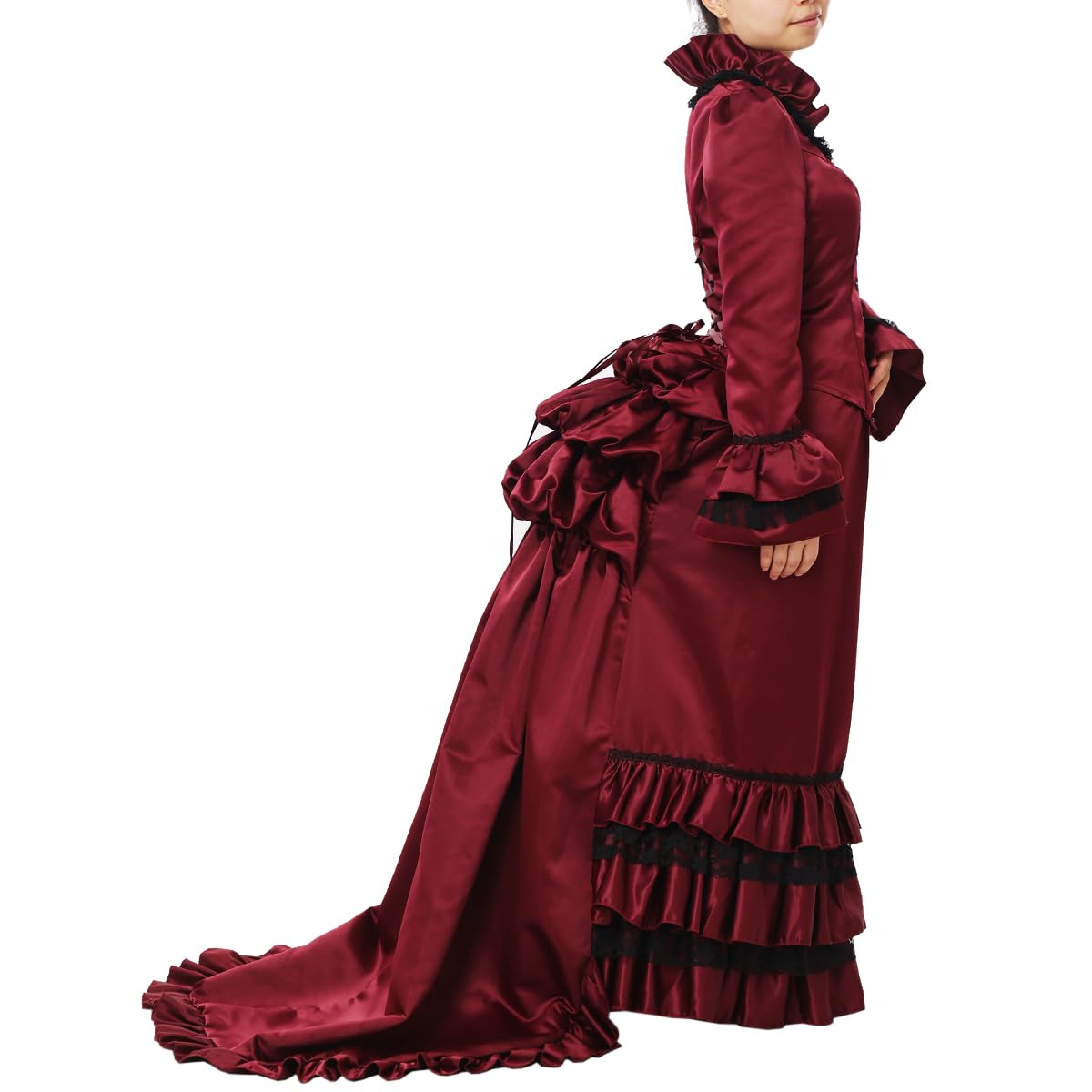 COSDREAMER Women Victorian Bustle Dress Renaissance Bustle Ball Gown ...