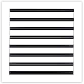 BUILDMART - 16x16 Modern AC Vent Cover - Decorative Black Air Vent ...