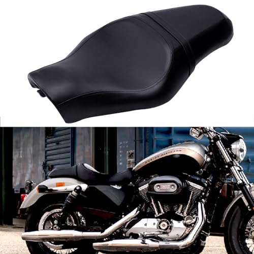 Motorcycle Driver Passenger Two Up Seat For Davidson Sportster 883 1200 ...