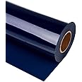 Amazon.com: guangyintong Heat Transfer Vinyl Navy Blue HTV Rolls, 12" x ...