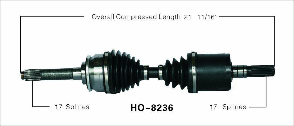 Купить SurTrack HO-8236 CV Axle Shaft в интернет-магазине Amazon с ...