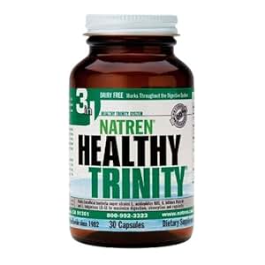 Amazon.com: Natren Healthy Trinity Probiotic Capsules, 30 Count: Health ...