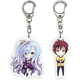 Amazon.com: EBTY DREAMS Inc. - Set of 4 No Game, No Life Acrylic ...