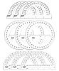 Mr. Pen- Protractor, 9 Pc Protractor Set, Protractor Ruler, Drafting ...