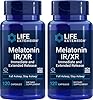 Life Extension Melatonin IR/XR, 120 Capsules (Pack of 2) - Immediate ...