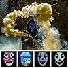 Led Mask With Programmable,Costume Bluetooth Face Mask, Light Up Scream ...