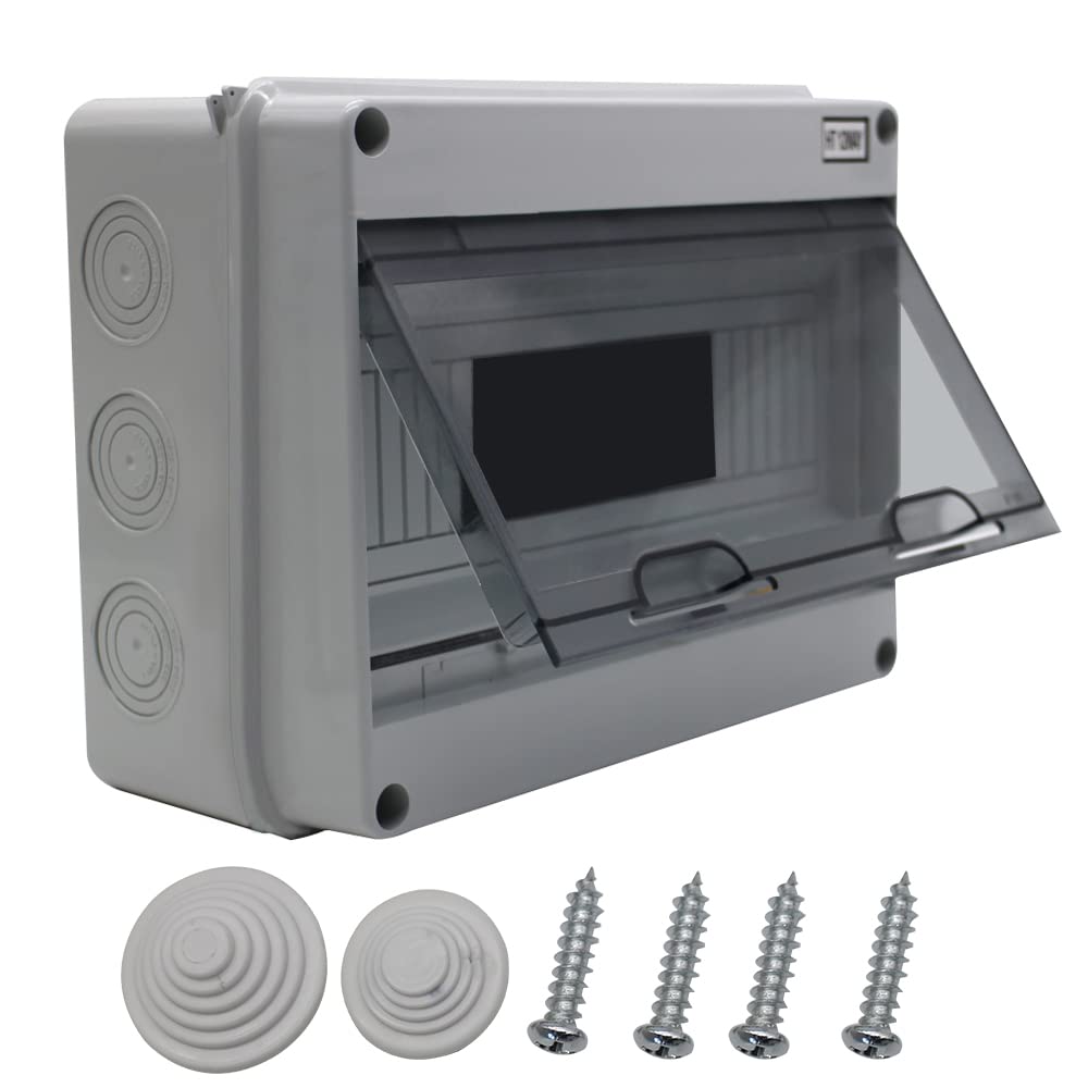 ABS Distribution Protection Box for Circuit Breaker,12 Way Waterproof ...