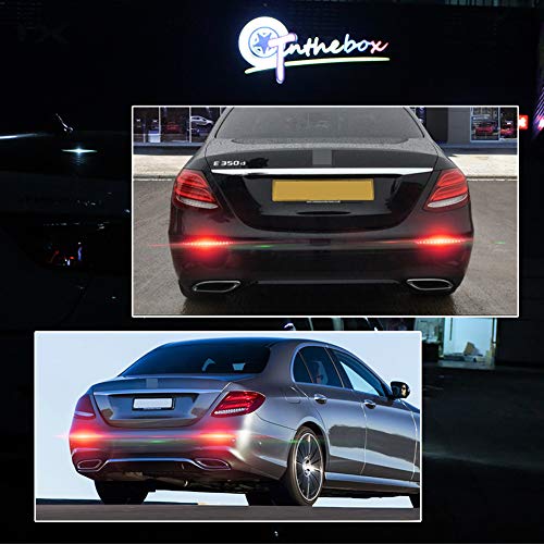 GTinthebox Smoked Lens LED Rear Bumper Reflector Brake Tail Fog Lights ...
