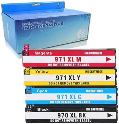 سعر Tyjtyrjty Compatible Ink Replacement for HP 970 970XL 971 971XL Ink ...