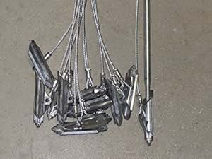 Amazon.com: 12 Duckbill Earth Anchor 24" long with 1/8" cable & stake ...