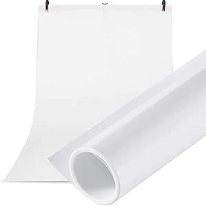 Selens 100X200CM 40X80INCH Photography Backdrop Paper Matte PVC Vinyl Seamless Background White ...