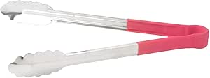 Amazon.com: 12" Spring Tong W/ Red Handle: Food Tongs: Home & Kitchen
