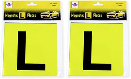 Learner Plate, Magnetic Plate, L Plate, 2Pcs: Amazon.com.au: Home ...