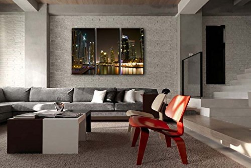 So Crazy Art 3 Pieces Wall Art Painting Dubai High-Rise Building ...