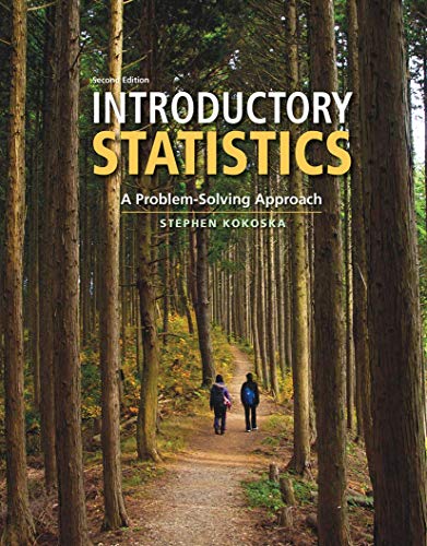 Amazon.com: Introductory Statistics: A Problem Solving Approach: 9781464111693: Kokoska, Stephen ...