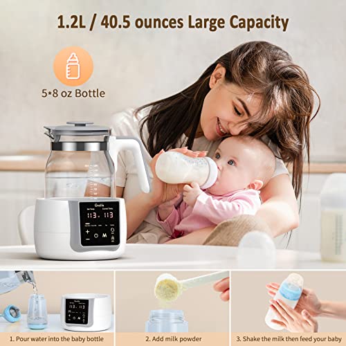 Bottle Warmer,Grelife 10-in-1 Fast Portable Instant Baby Milk Warme ...