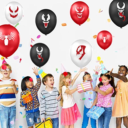 30 Pieces Venom Balloons Party Supplies Decorations, 12" Venom Latex ...