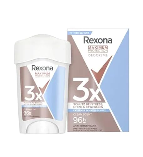 Rexona Maximum Protection Sensitive Dry Antiperspirant Cream 45 ml in ...