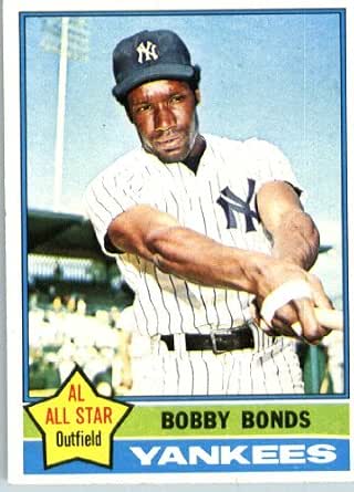 1976 Topps #380 Bobby Bonds New York Yankees Baseball Card at Amazon's ...
