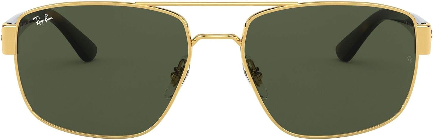 Ray-Ban Men's Rb3663 Sunglasses, Military Green/Green, 60 mm: Amazon.ca ...