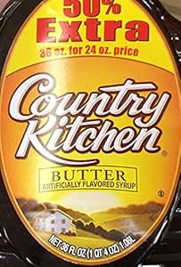 Amazon.com : Country Kitchen Syrup 36oz BONUS (Quantity of 6) : Maple ...
