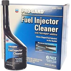 Amazon.com: Chevron PRO-GARD Fuel Injector Cleaner with Techron (6 ...