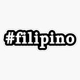 Amazon.com - Filipina - Hashtag - Black & White Vinyl Waterproof ...