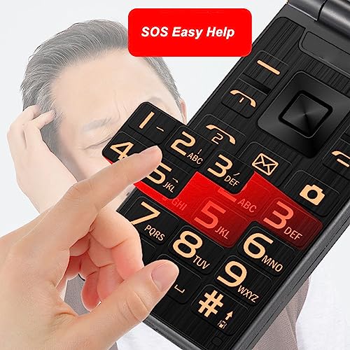 Flip Cell Phone for Seniors, Unlocked 2G Mobile Phone, 3.0 Inch Screen ...