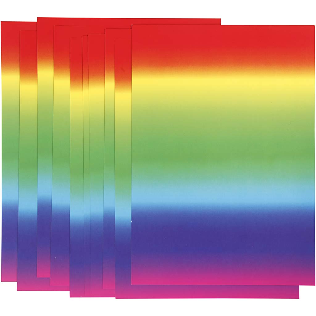 Rainbow Card, A4 21×30 cm, 180 g, 10sheets – BigaMart