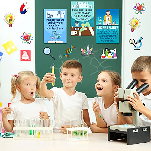 31 Pieces Scientist Bulletin Board Set Laminated Science Posters ...