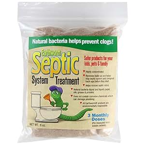 Amazon.com: Earthworm Septic Tank System Treatment Cleaner! - 3 Monthly ...