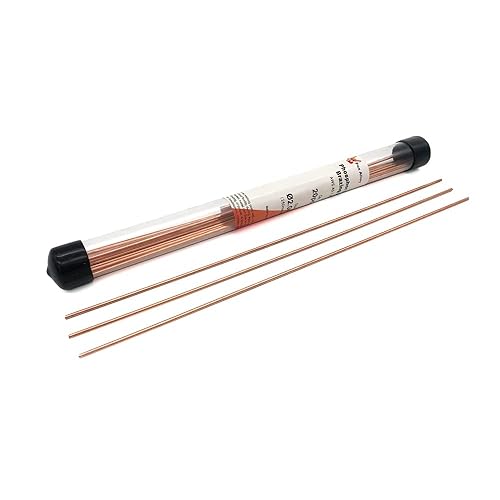 Fox Alloy 20pcs Copper Brazing Rods BCuP-2 (5/64") 2mm Phosphorus Round ...