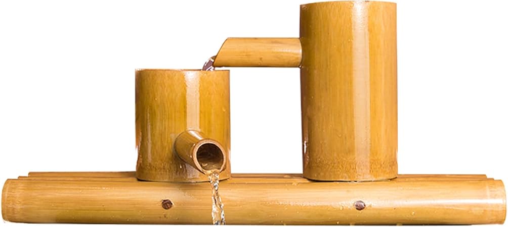 Bamboo Fountain Kit Solar，Garden Water Feature, Outdoor Smooth Anti ...
