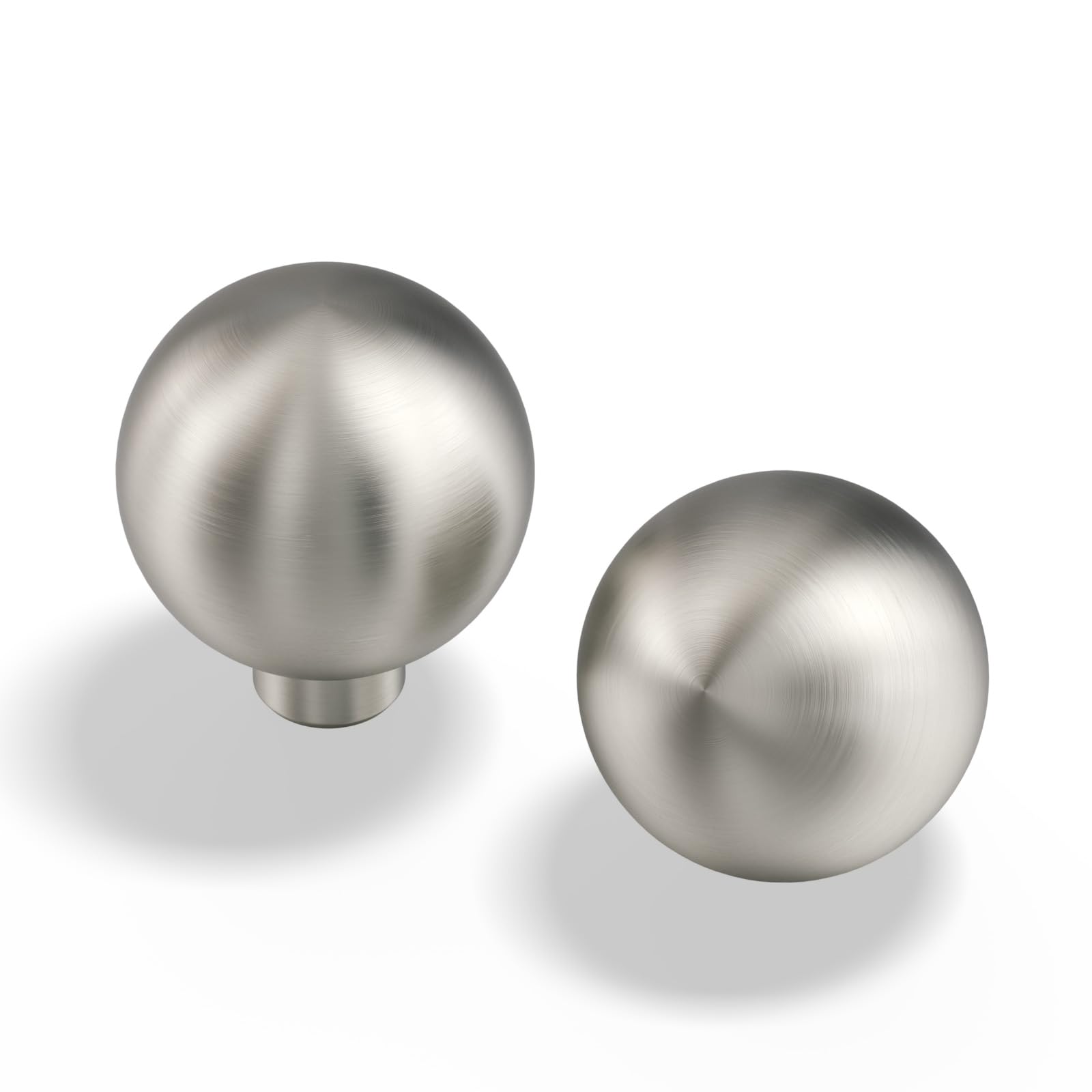 goldenwarm 20 Pack Brushed Nickel Cabinet Knobs Brushed Satin Nickel Knobs for Dresser Round ...