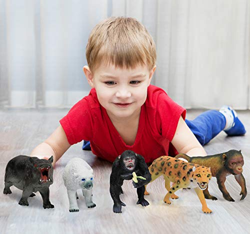 Click N' Play Jumbo Animal Figurine Playset, Assorted 5Piece ...