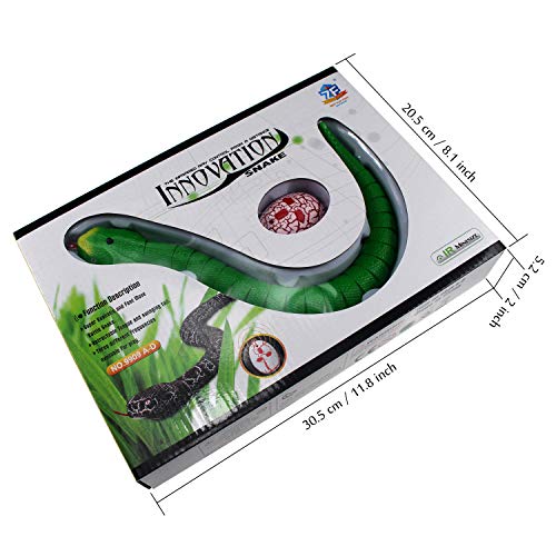 Tipmant RC Snake IR Remote Control Crawlers Fake Realistic Animals ...