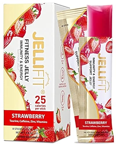 Jellifit Pack of 8 Energy Gel - Pre Workout Energy Gels for Running ...