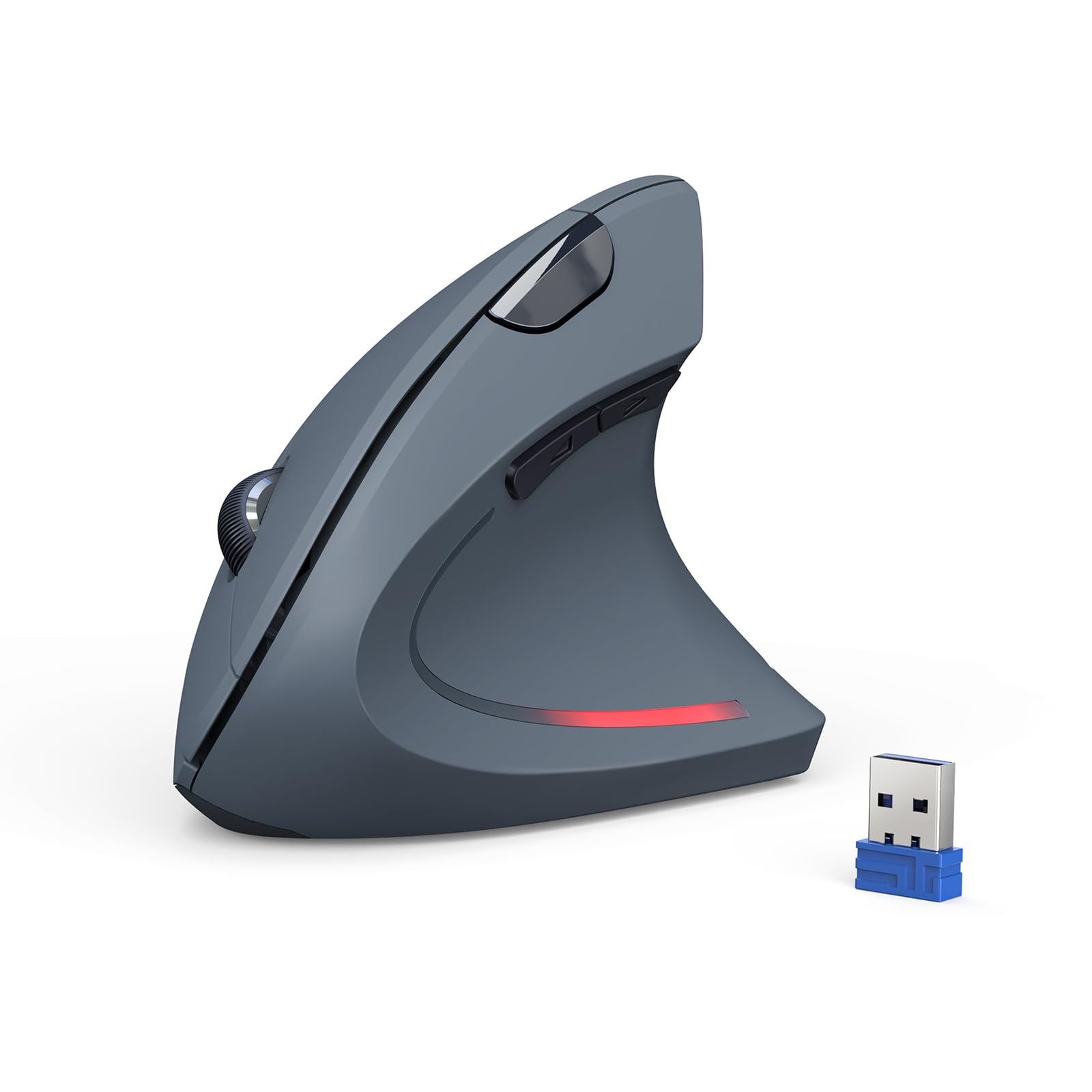 TECKNET Ergonomic Mouse, 4800 DPI Silent Mouse 5 Adjustable DPI ...