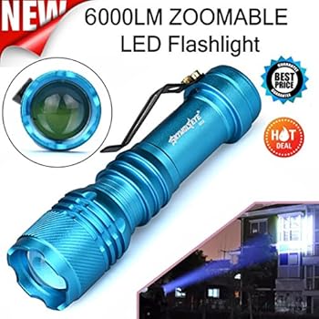 CREE Q5 LED Flashlight Torch - Super Bright! - Basic Handheld ...