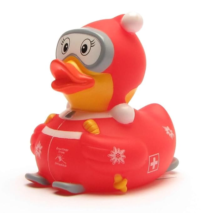Rubber Duck Swiss Skiing Bunny Review