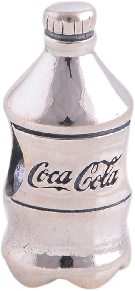 Coca Cola Bottle 925 Sterling Silver Charm Bead for Pandora European ...