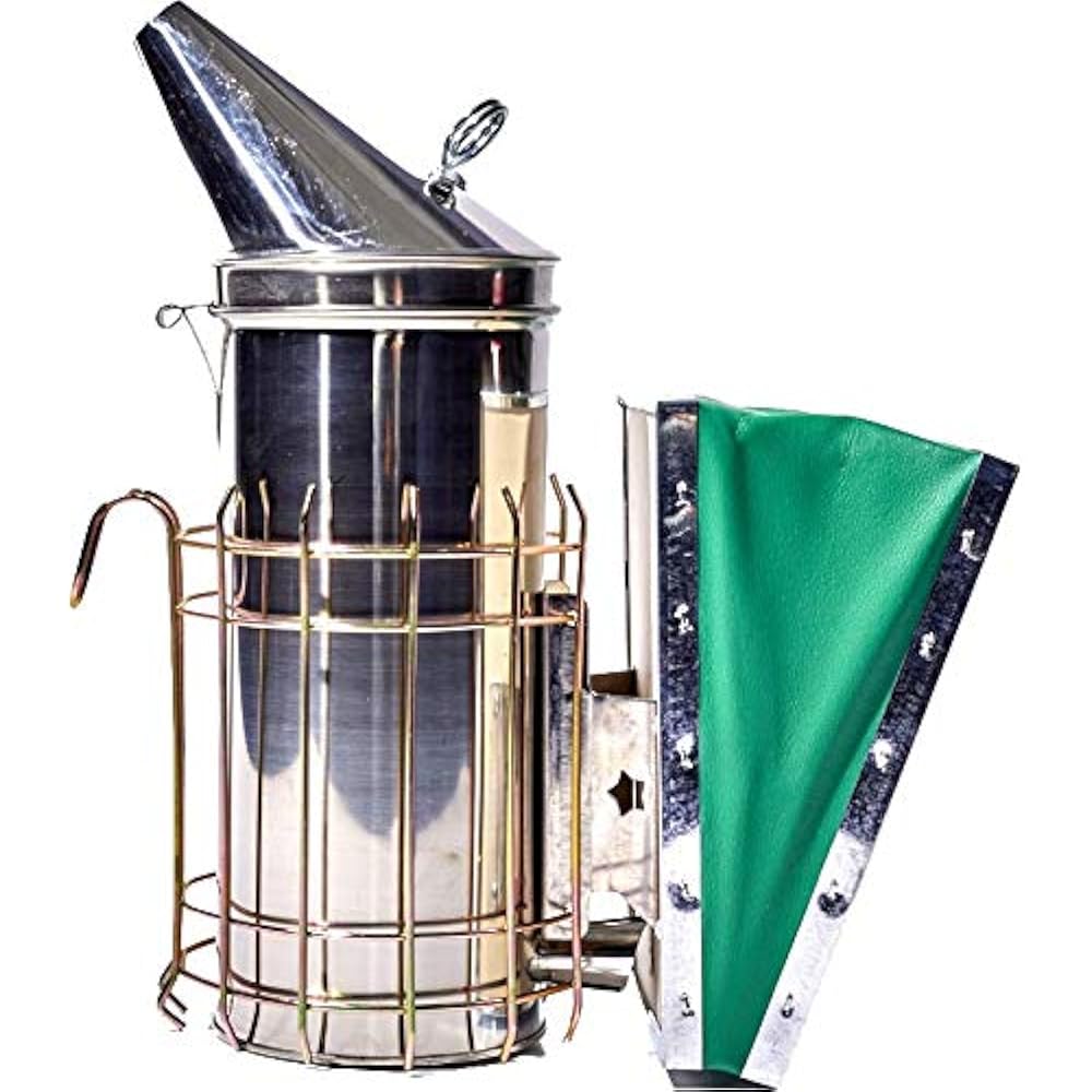 Large Pro Stainless Steel Bee Smoker For Beekeeping With Tall Heat ...