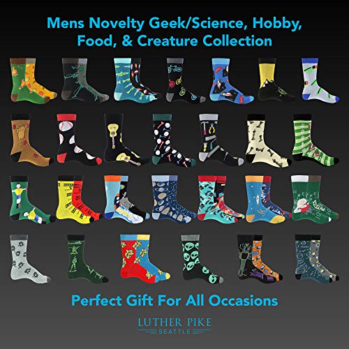 Cool Novelty Fun Socks For Men: Mens Funny Dress Socks: Crazy & Funky ...