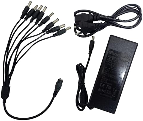 سعر CCTV Camera AC Adapter Power Supply Box (12V, 5A, 8 Port) فى مصر ...